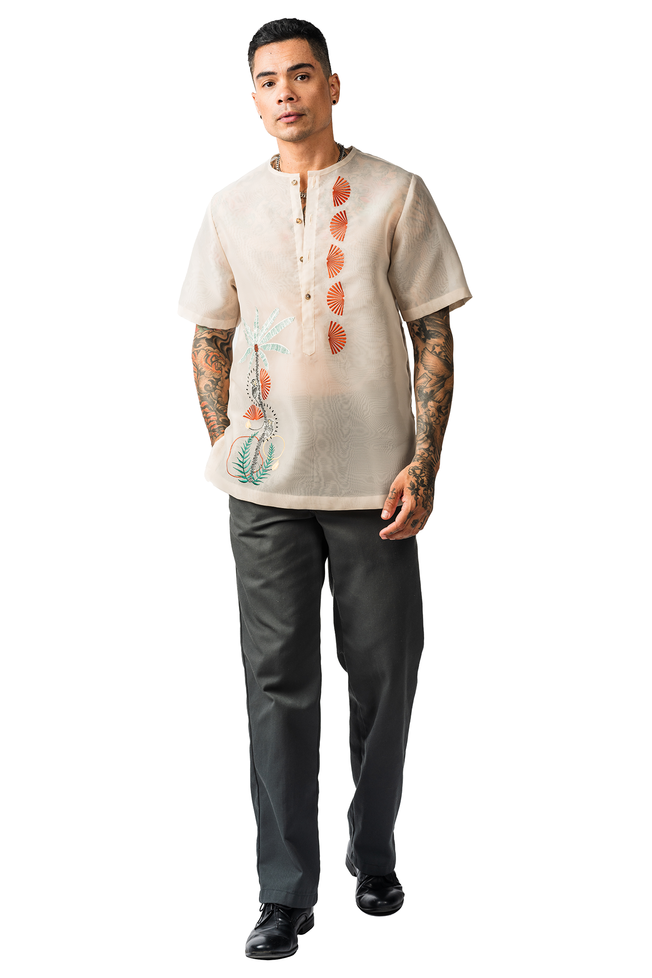 Bohol Men's Barong Tagalog – The Mestizo LA