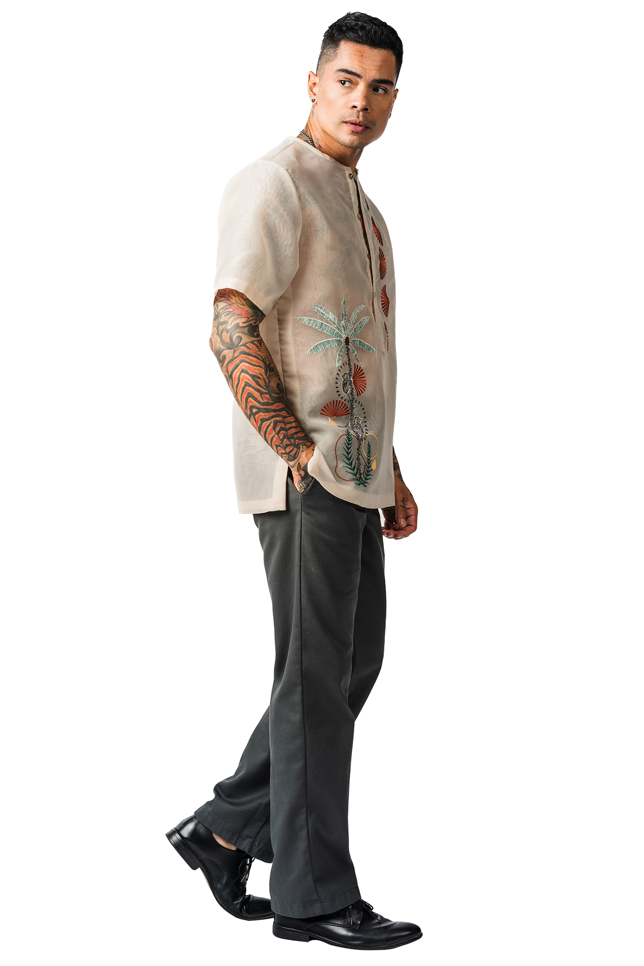 Bohol Men's Barong Tagalog – The Mestizo LA