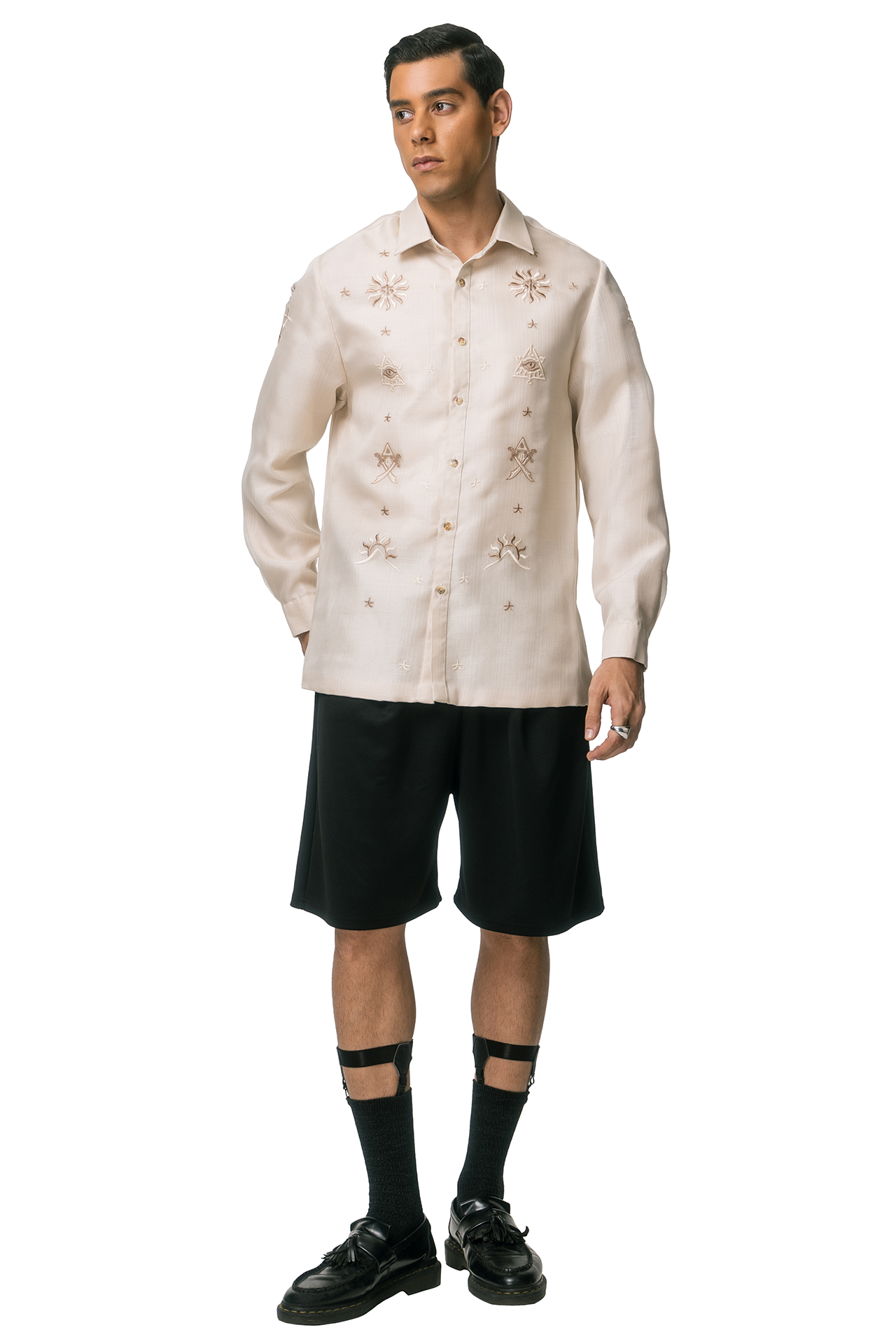 Danilo Men's Barong | Beige | Modern Filipino by The Mestizo