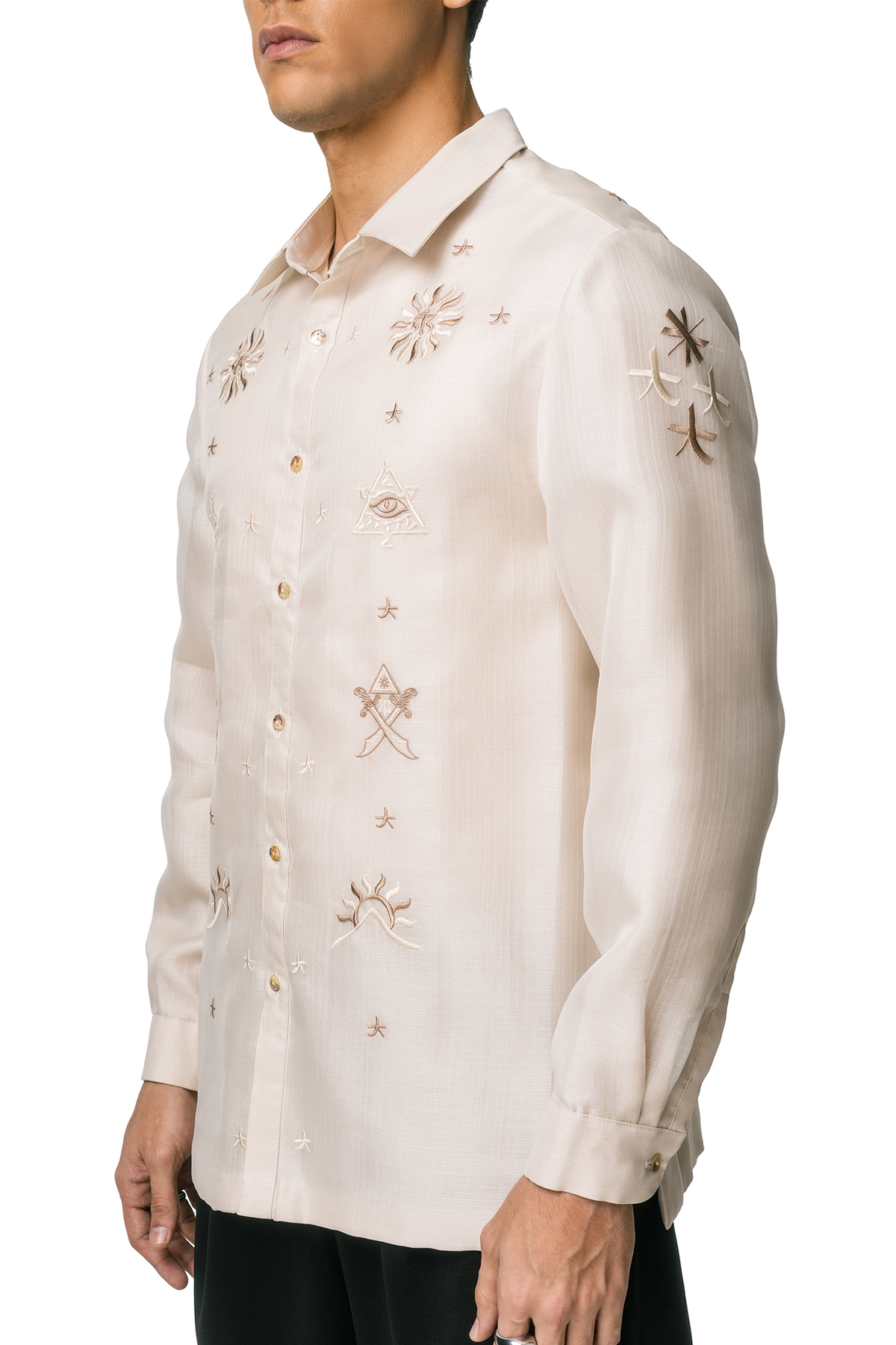 Danilo Men's Barong | Beige | Modern Filipino by The Mestizo