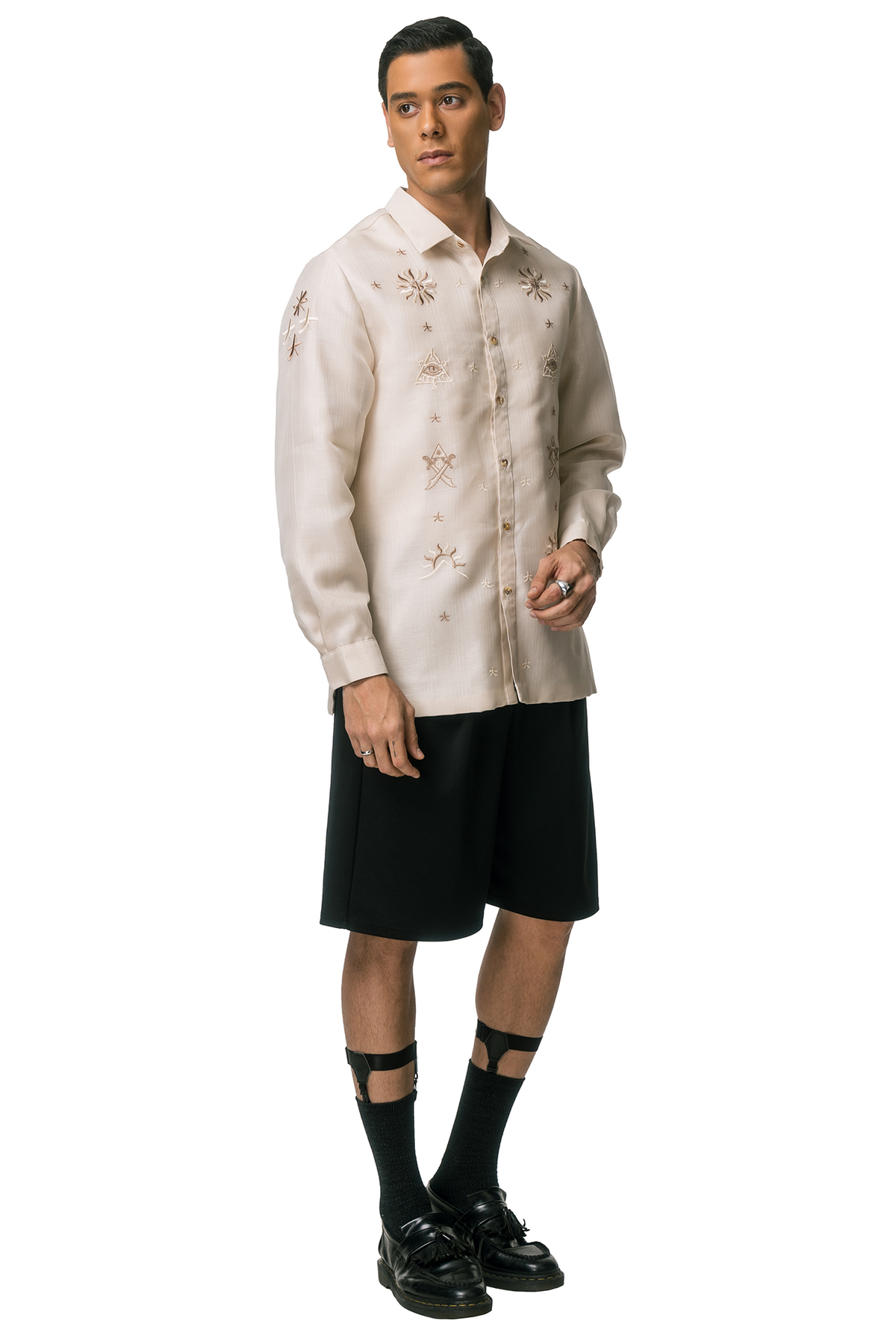 Danilo Men's Barong | Beige | Modern Filipino by The Mestizo