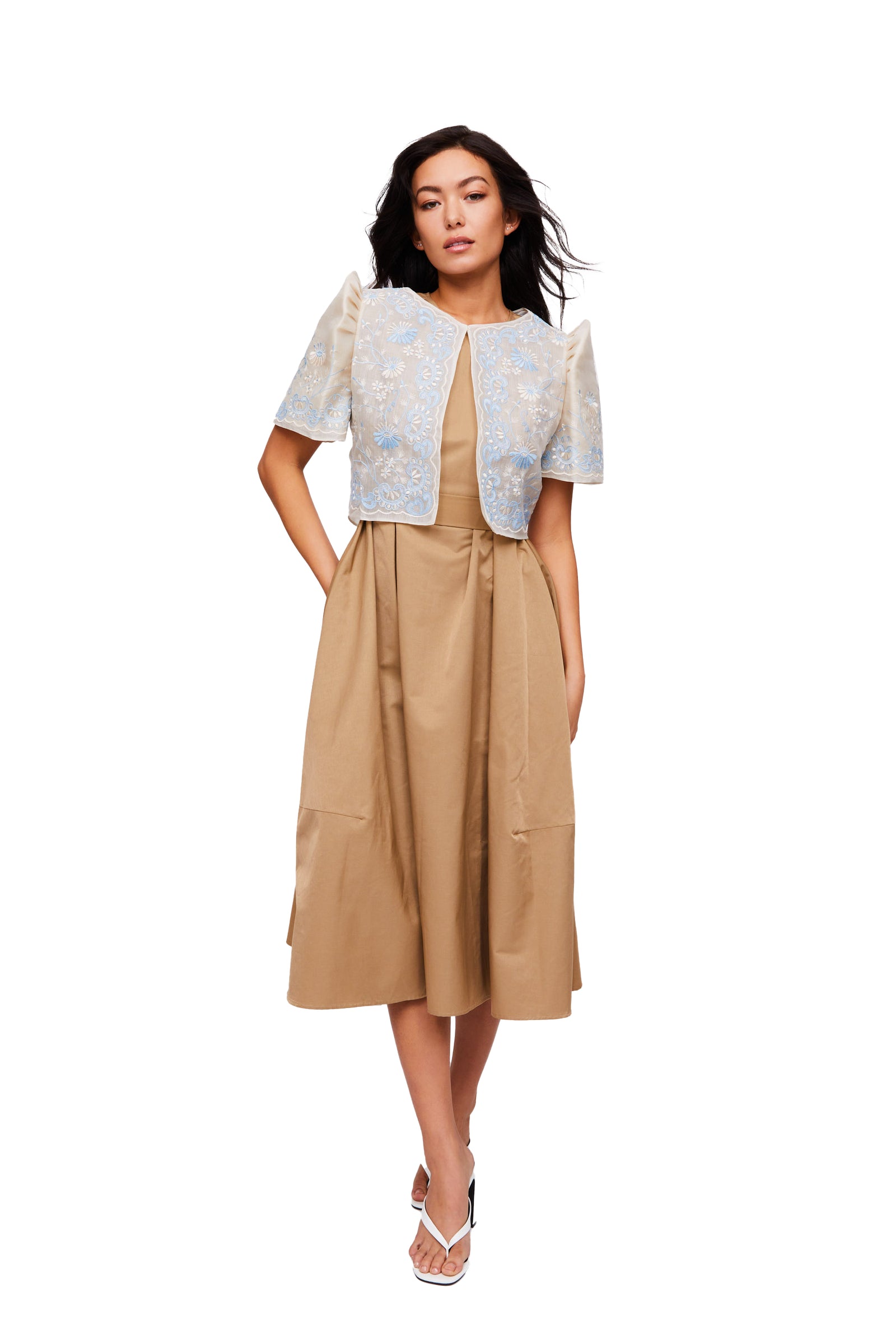 Gloria Filipiniana Bolero | Light Blue | by The Mestizo