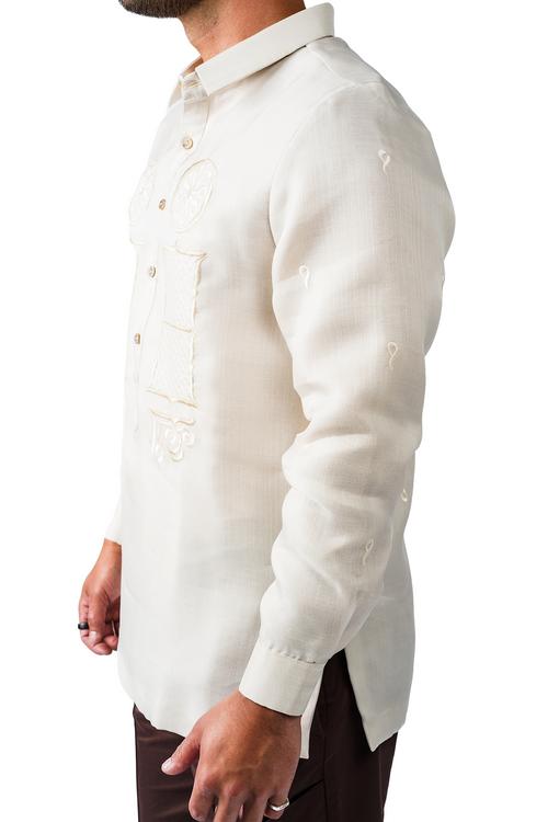 Ramon Mens Barong | Beige | Modern Filipino by The Mestizo