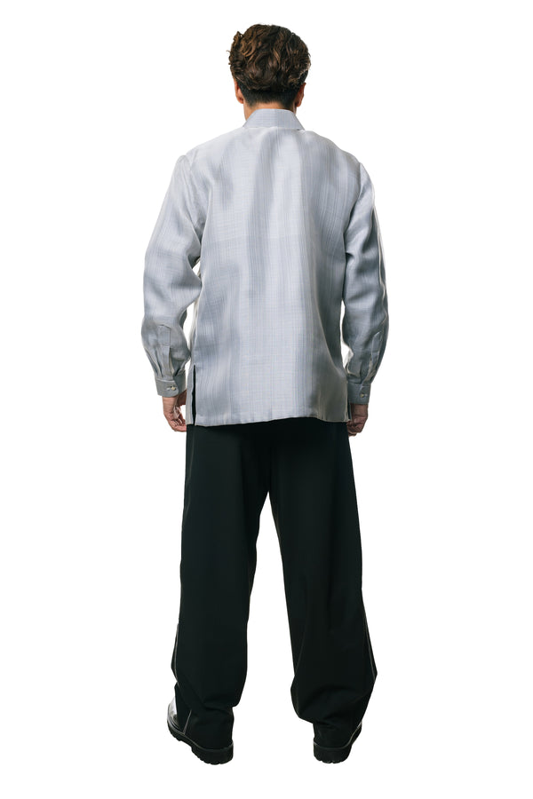 Pedro Mens Barong | Gray | Modern Filipino by The Mestizo