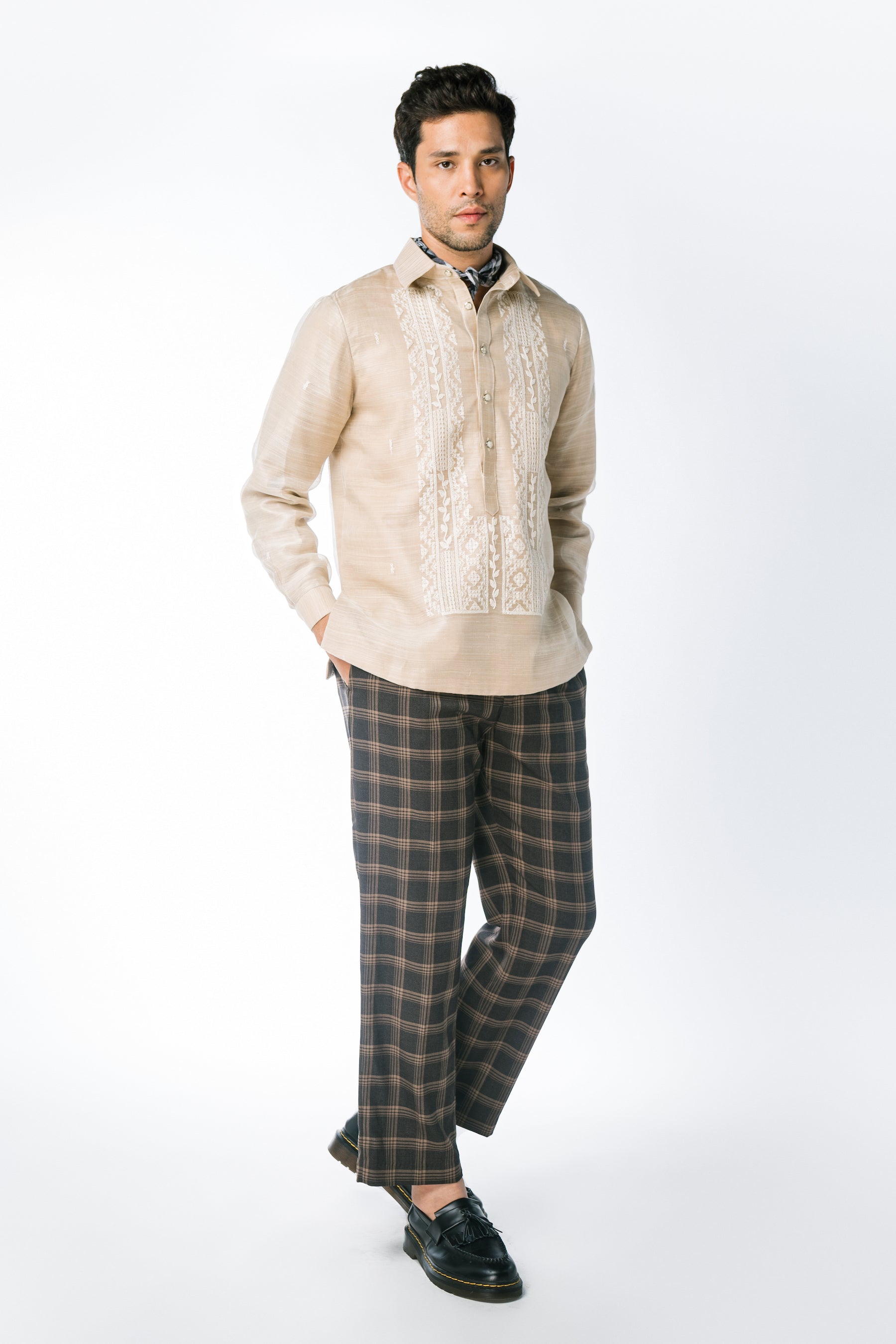 Timothy Mens Barong Tagalog | Piña | Modern Filipino by The Mestizo LA