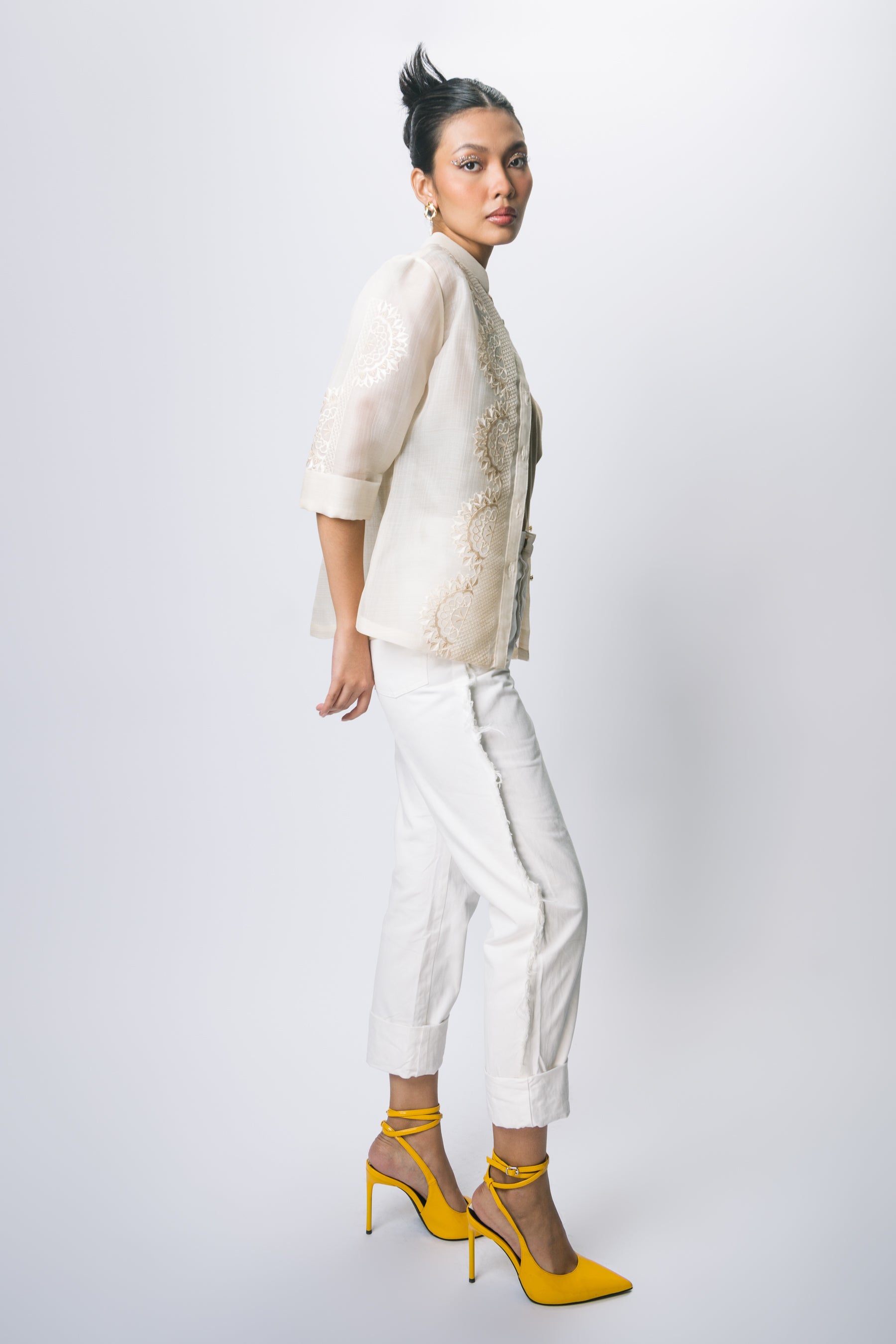 Danica Lady Barong Tagalog | Cocoon Silk | Modern Filipiniana by The ...